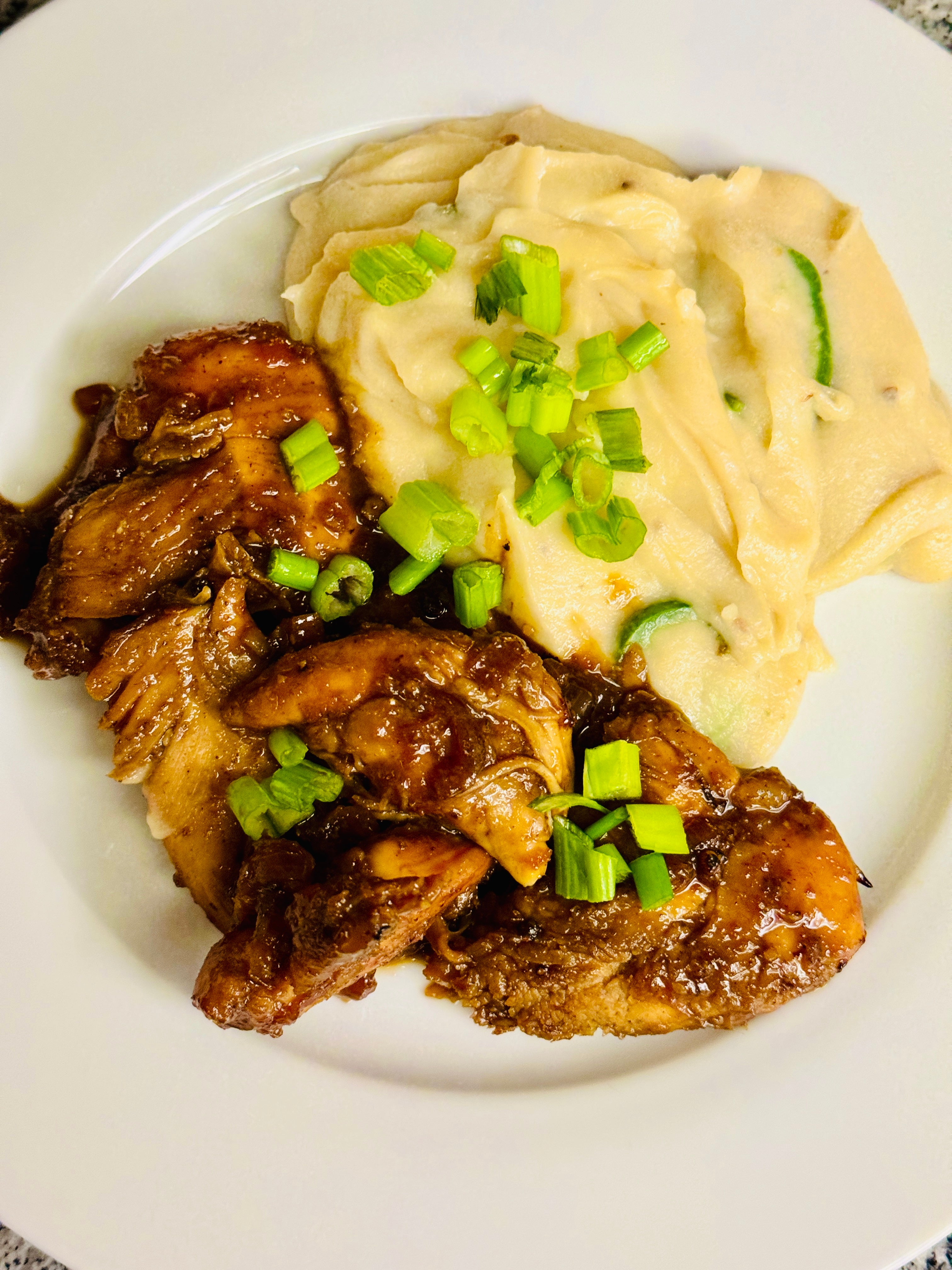 Uncle A’s Asian Honey Chicken with Jalapeño Mashed Potatoes! – Uncle A's